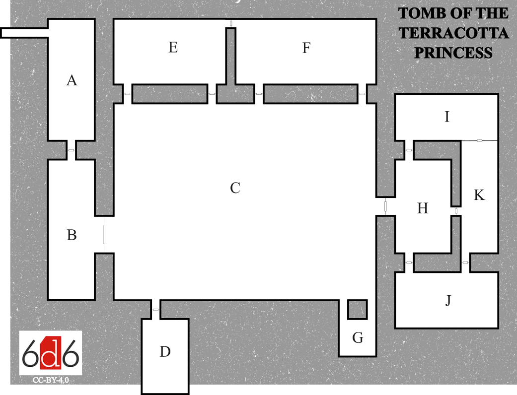 Tomb of the Terracotta Princess – 6d6 RPG